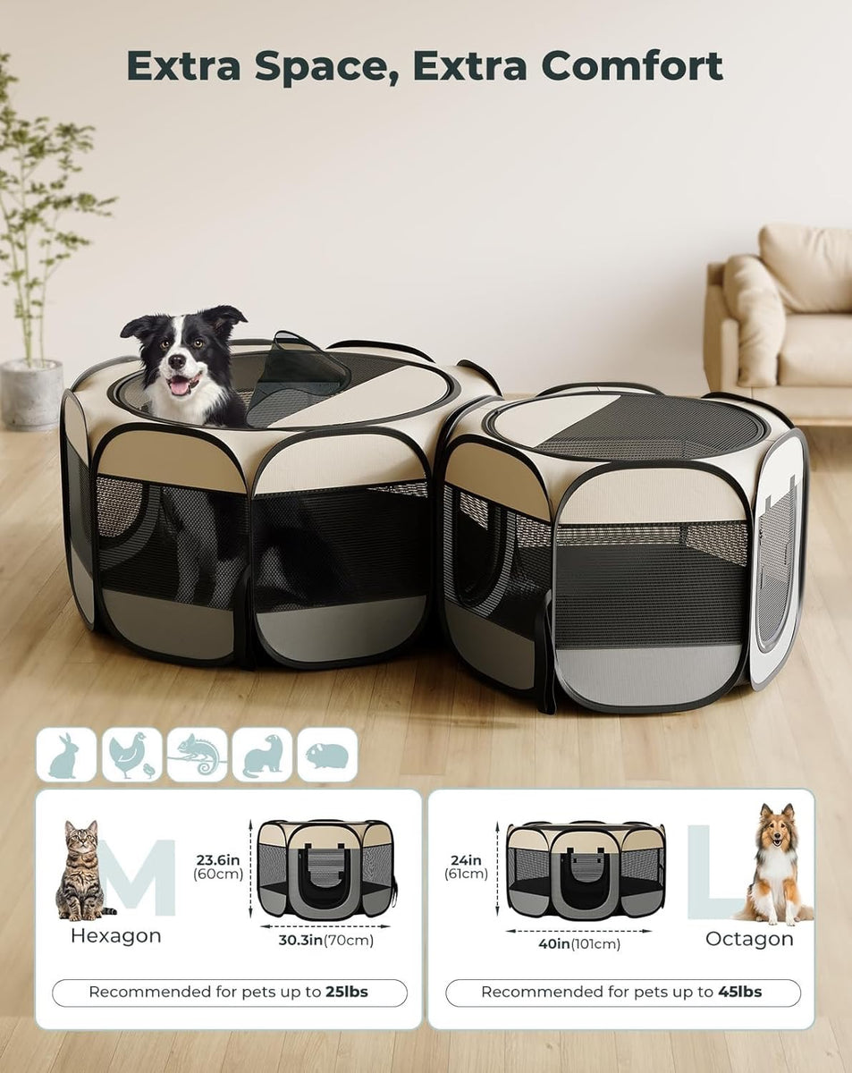 Portable Playpen – Peachy Paws Pet Store